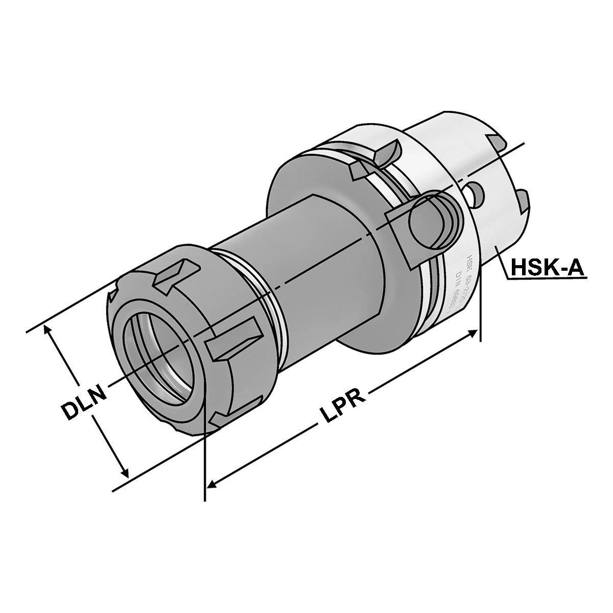 ER-chuck HSK 100 - 2/20 - 100 | ER 32